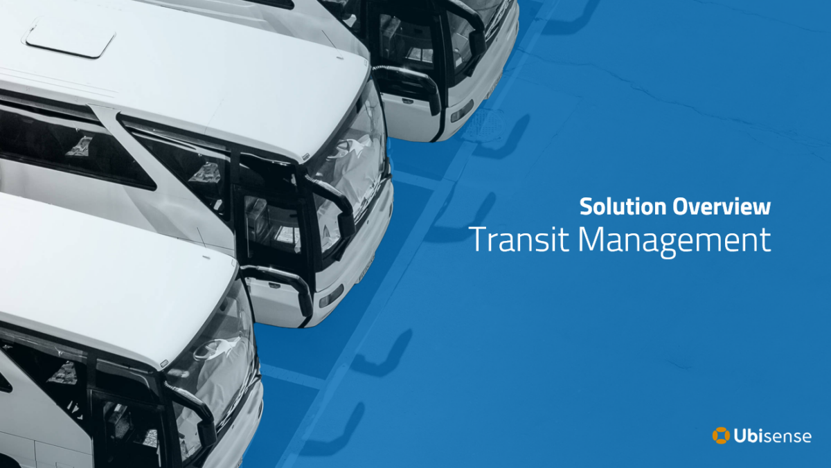 RTLS Transit Management – Ubisense
